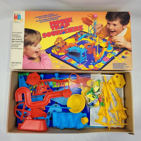 Milton Bradley | Toys | Mouse Trap Vintage 986 Board Game Mousetrap ...